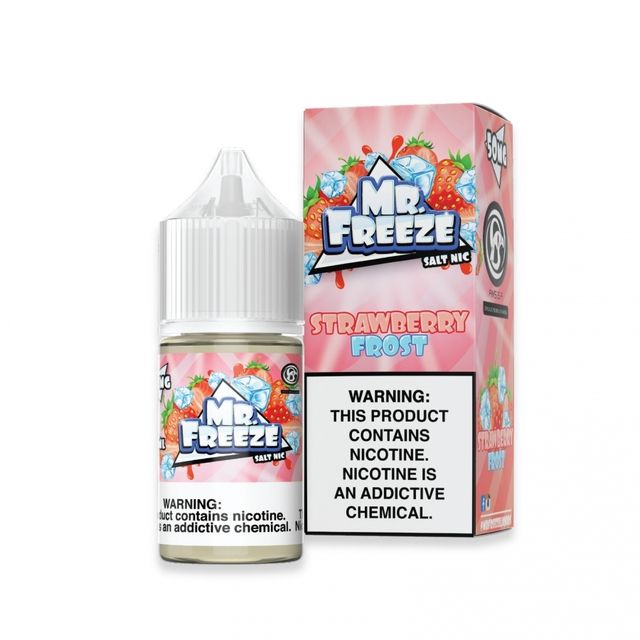 NicSalt Mr Freeze - Strawberry Frost | Totalpod - Total POD | Maringá - PR