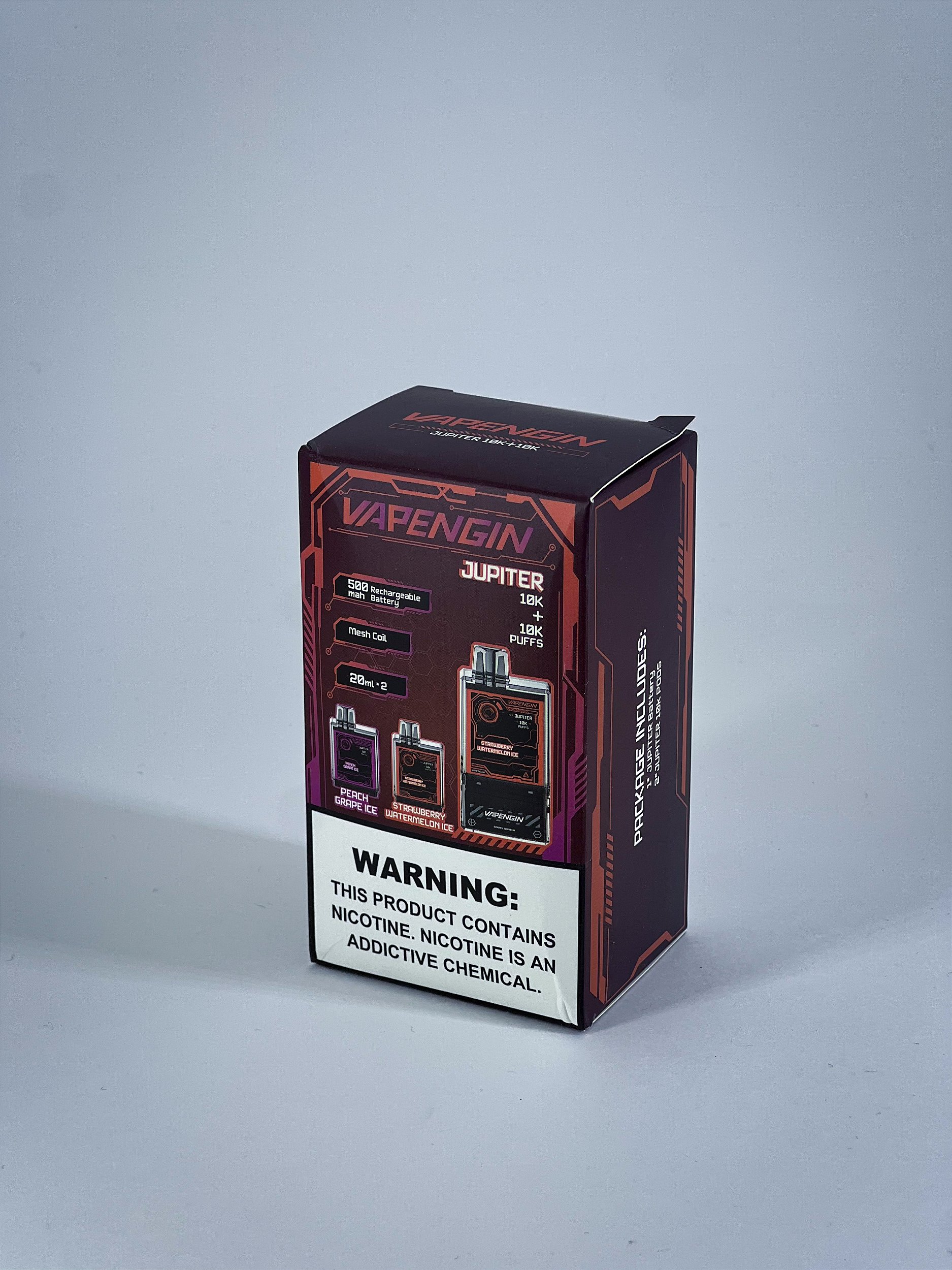 Total POD: Vapengin Jupiter 20000 Puffs - Pod Descartável Premium ...