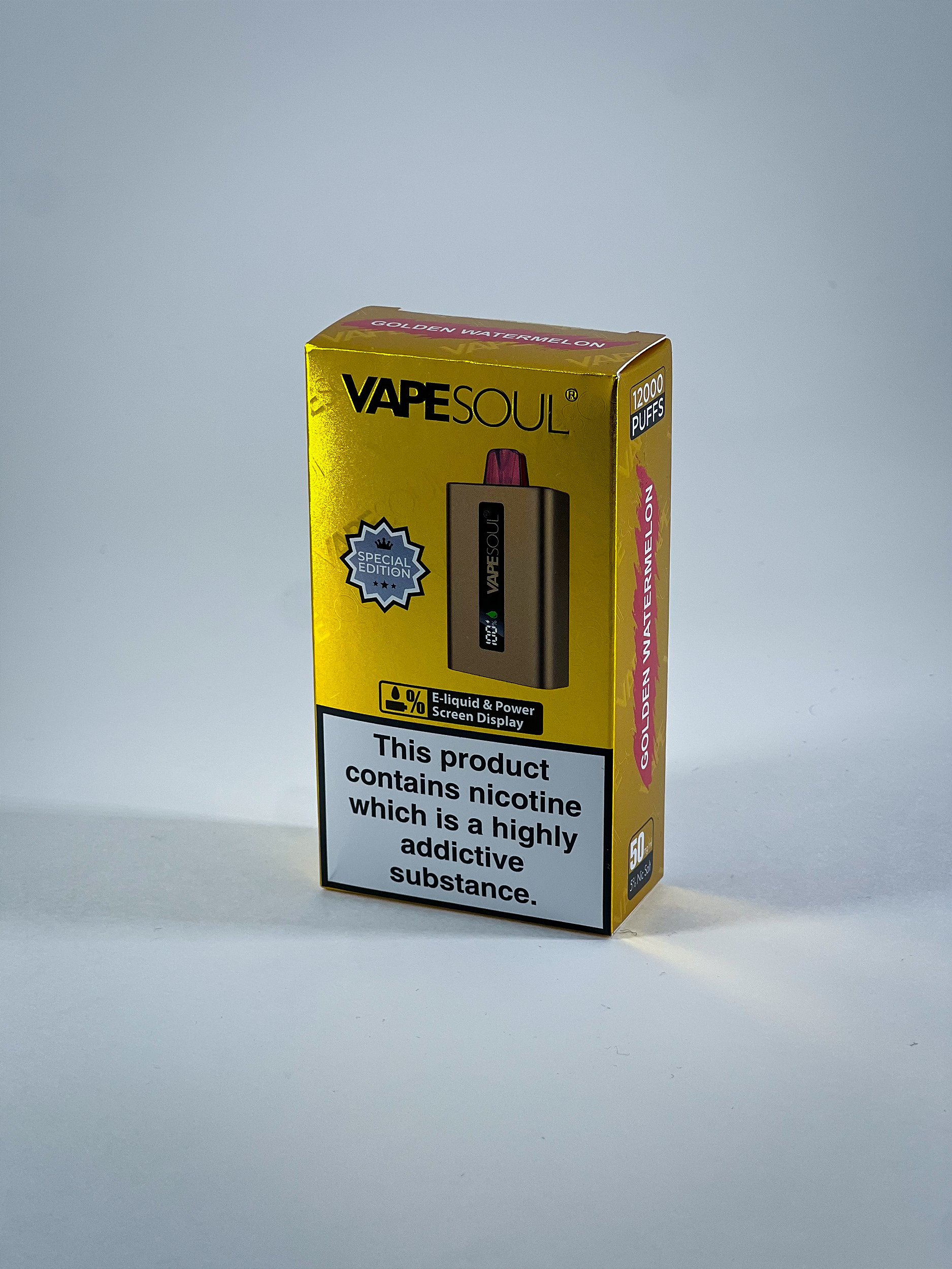 VapeSoul V-120 LCD - 12000 Puffs | TotalPod - Total POD | Maringá - PR