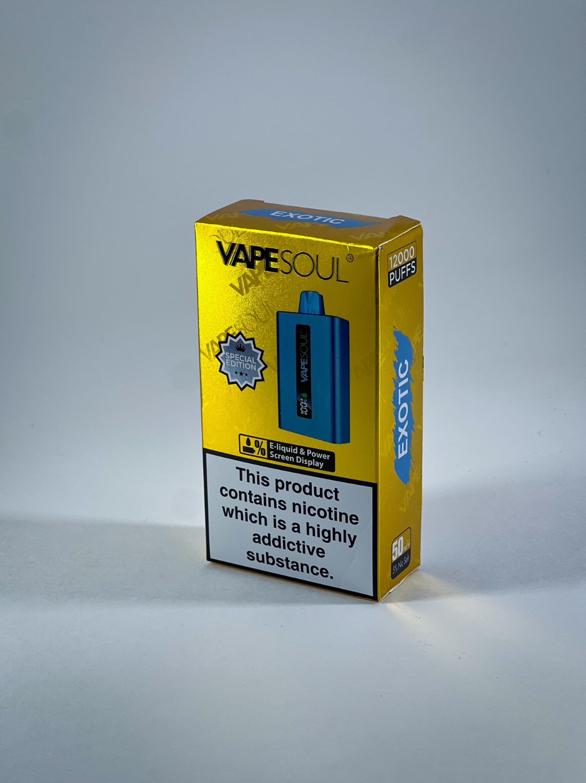 VapeSoul V-120 LCD - 12000 Puffs | TotalPod - Total POD | Maringá - PR