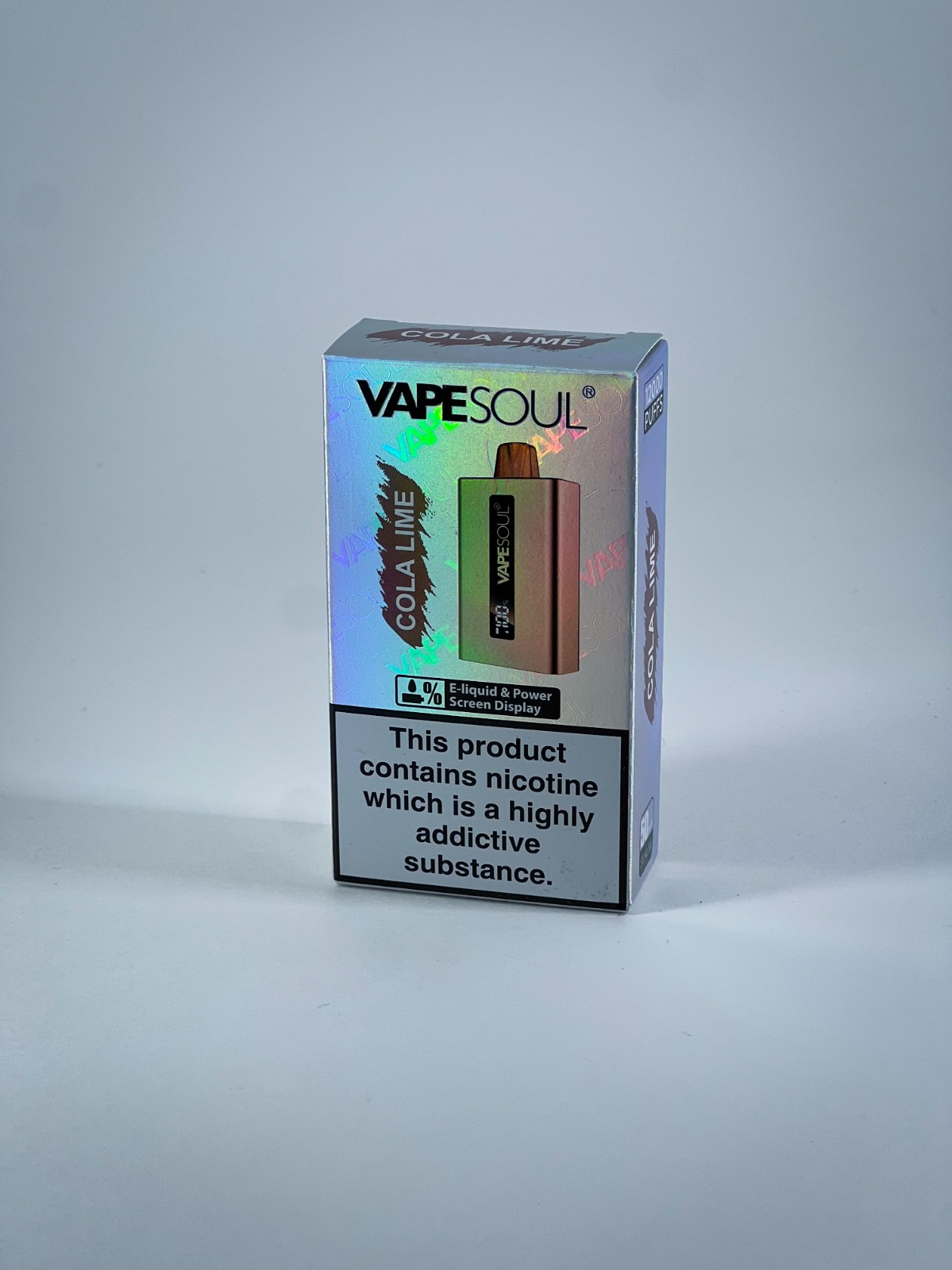 VapeSoul V-120 LCD - 12000 Puffs | TotalPod - Total POD | Maringá - PR