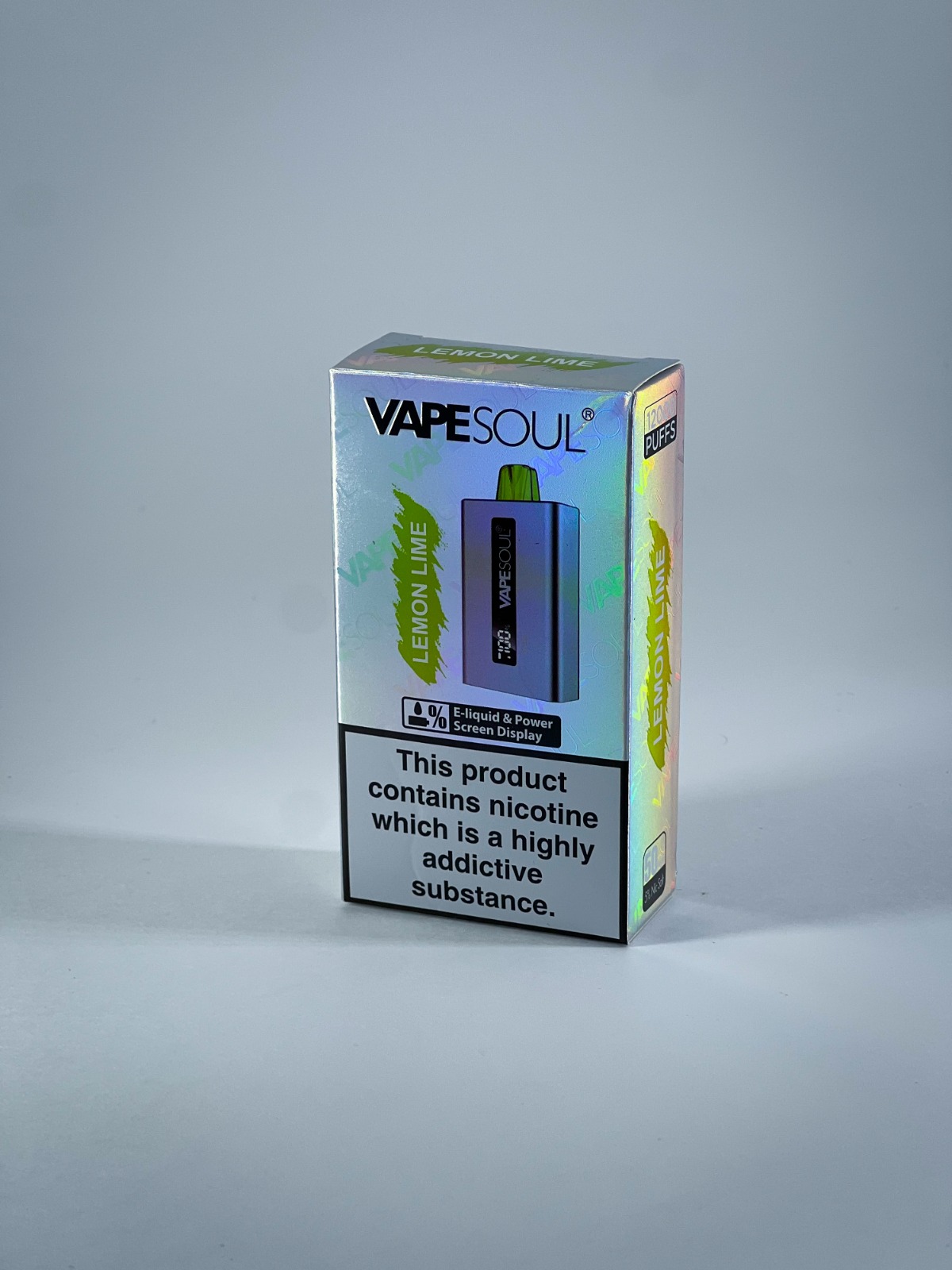 VapeSoul V-120 LCD - 12000 Puffs | TotalPod - Total POD | Maringá - PR