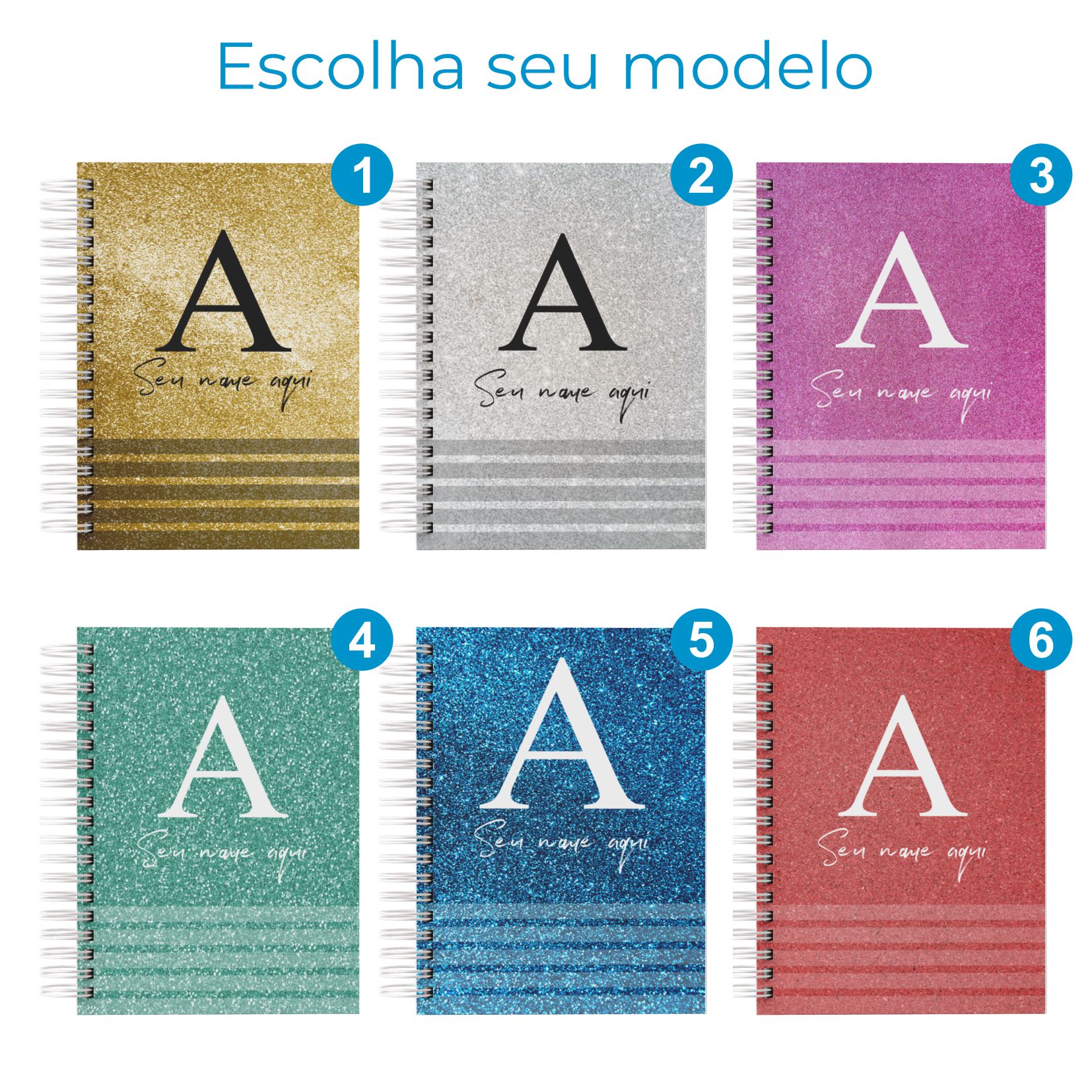 Agenda Alfabeto Personalizada - PCBIT Impressos