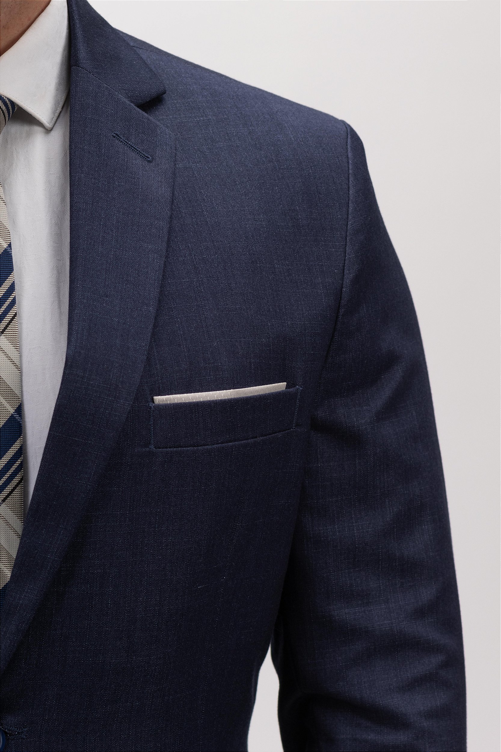 Terno Slim Masculino - Denim Pv OC2218 - Splindid Alfaiataria