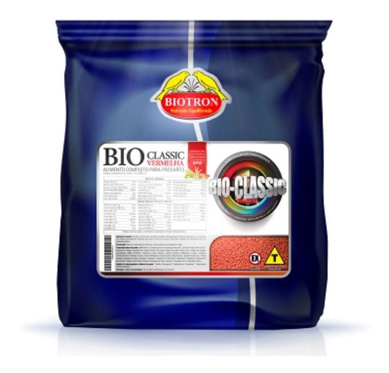 BIOTRON BIO CLASSIC VERMELHA 1KG - A casa do seu PET