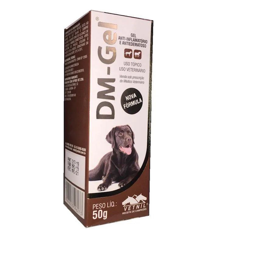VETNIL DM GEL BISNAGA 50G - A casa do seu PET