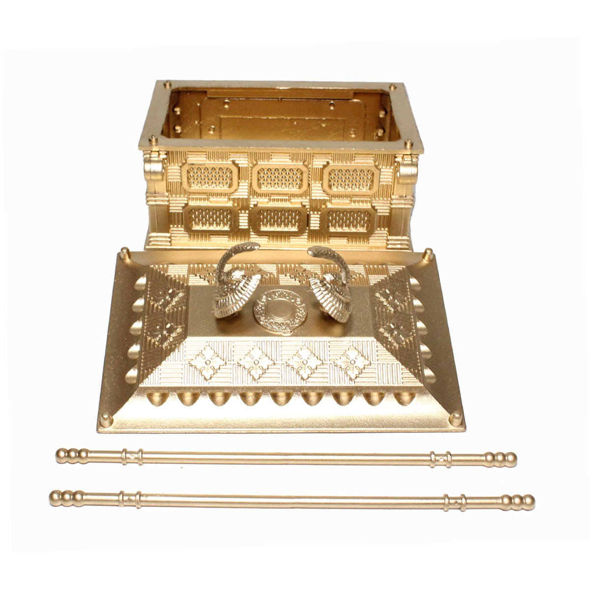 Arca Da Aliança Plástica Abs Dourada 15cm - Loja Preciosa Graça