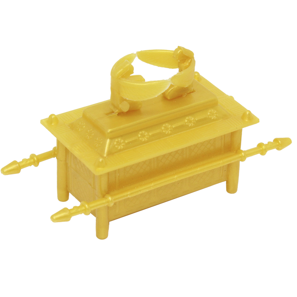 Arca Aliança Plástica Dourada Para Campanha 10cm Comprimento - Loja ...