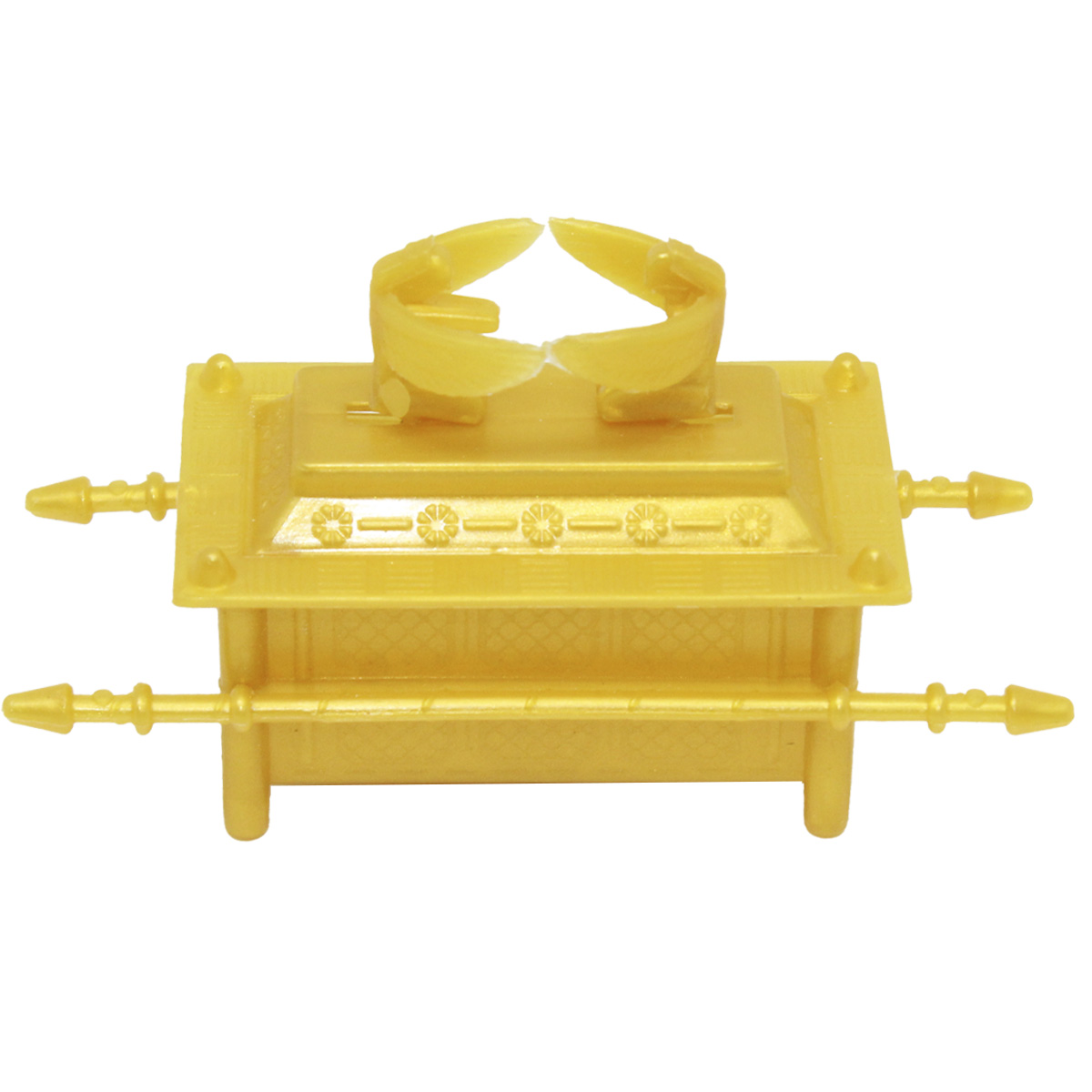 Arca Aliança Plástica Dourada Para Campanha 10cm Comprimento - Loja ...