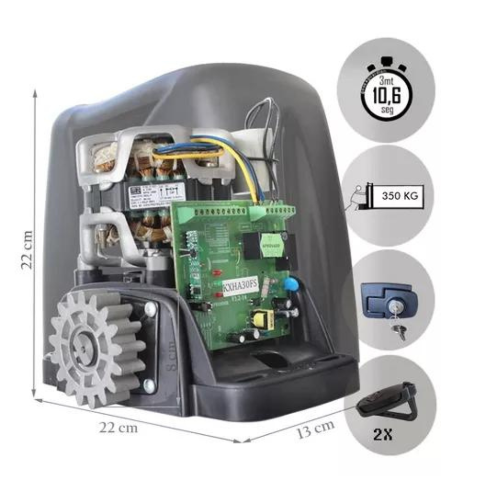 Motor Deslizante DZ Atto V2 Simply Connect 18662 - Roma Distribuição ...