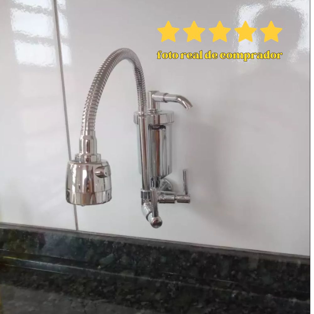 Torneira Gourmet com Filtro - Design Elegante e Água Pura Atual Metais ...