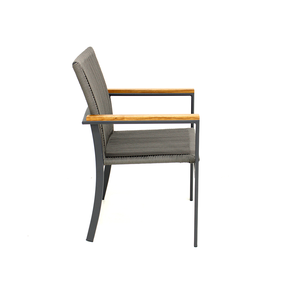 Poltrona Perpétua em Corda Náutica e Alumínio - Sarah Móveis