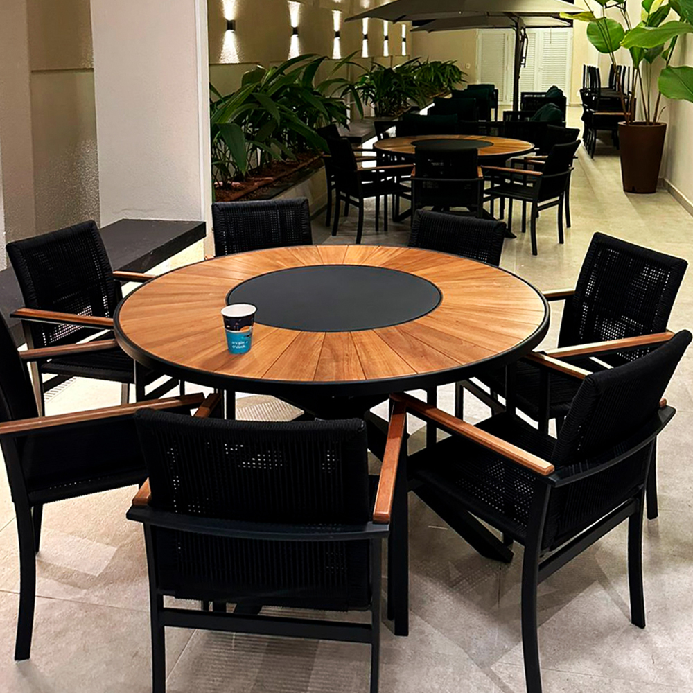 Poltrona Perpétua em Corda Náutica e Alumínio - Sarah Móveis