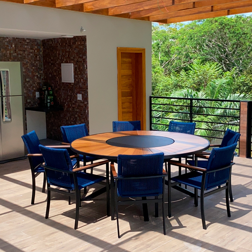 Poltrona Perpétua em Corda Náutica e Alumínio - Sarah Móveis