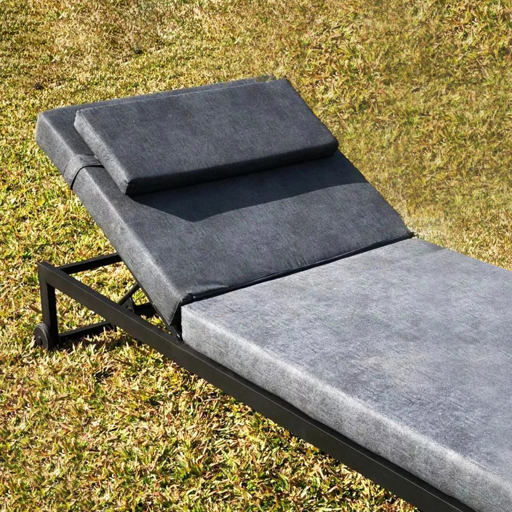 Espreguiçadeira Bogarim em Alumínio com Encosto Reclinável - Sarah Móveis