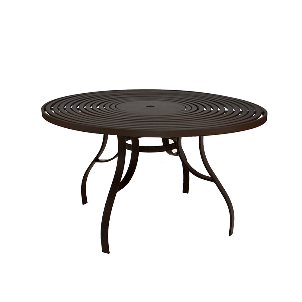 Mesa Orbital Tampo Ripado em Alumínio - Sarah Móveis