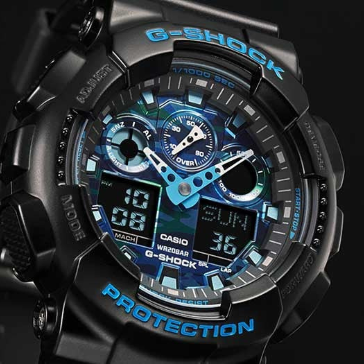 Relógio Casio Masculino G-Shock GA-100CB-1ADR - Relógios Campana - A ...