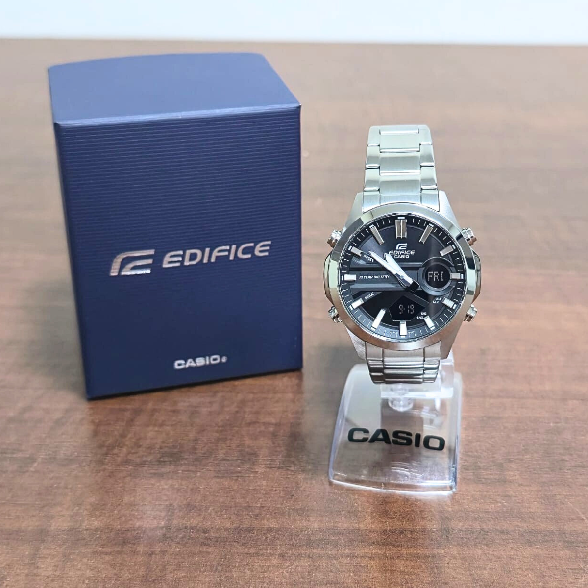 Relógio Casio Analógico e Digital Edifice Masculino EFV-C120D-1ADF ...
