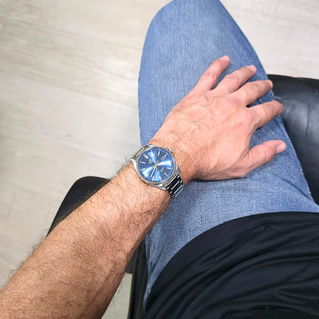 Relógio Casio Masculino Analógico Edifice Prateado EFV-150D-2AVUDF ...