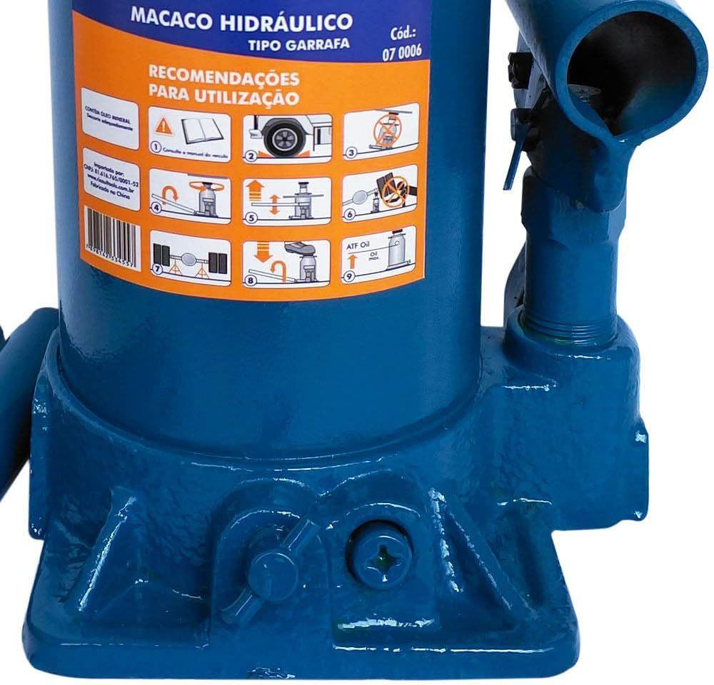 Macaco Hidráulico Tipo Garrafa 12 Toneladas R070006 Riosul Tools ...