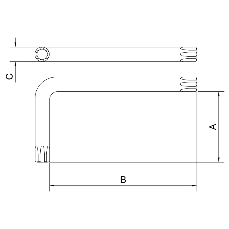 Chave Trafix Longa T27 Tramontina PRO - Brenfeer - Ferramentas para ...