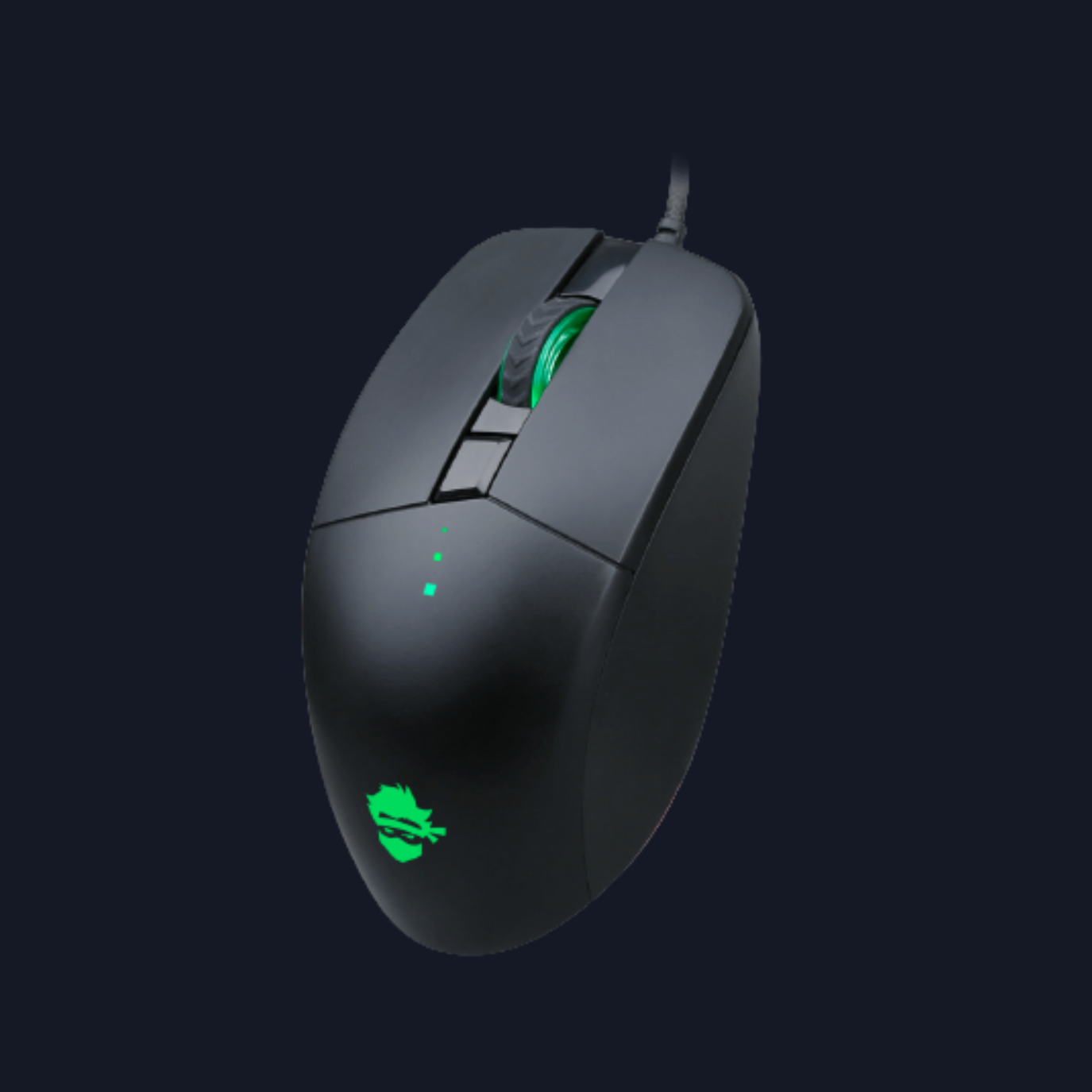 Mouse Gamer Ninja Control, RGB, 6 Botoes, 3200 DPI, Black, MS-GN ...