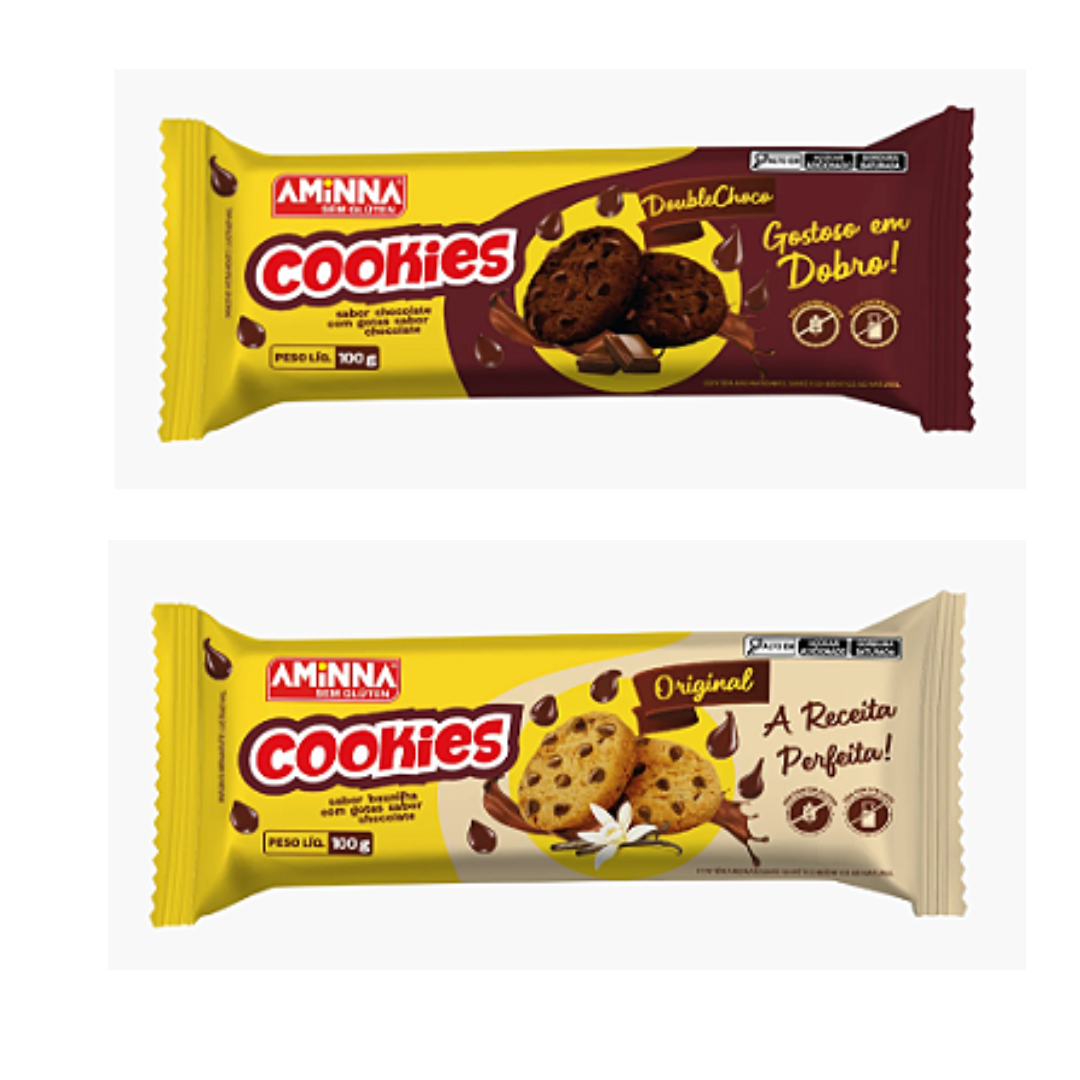Combo Cookies Aminna - MerCelíacaSP