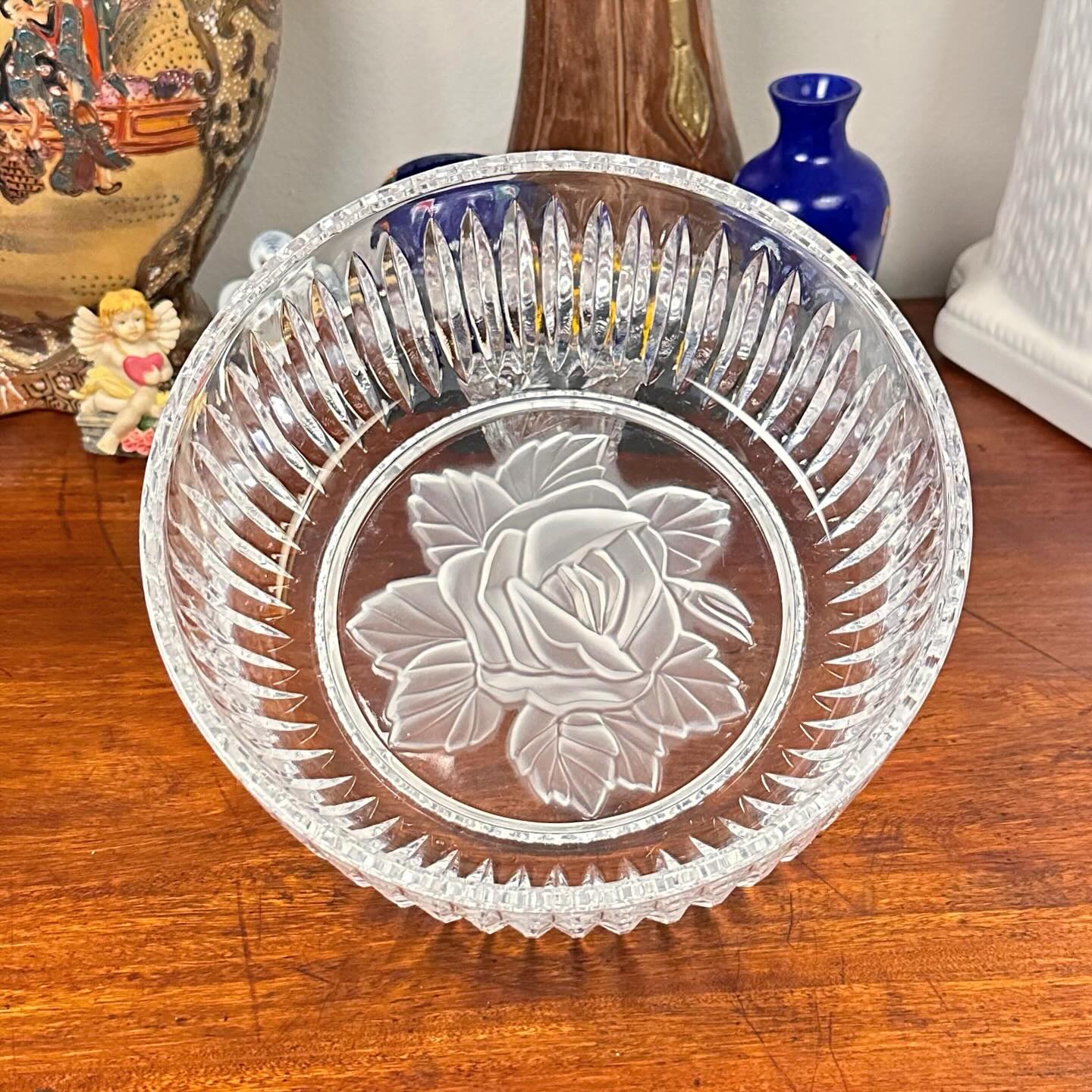 Antiga tigela em Cristal Alemão Goebel. - Dônama Antiquário