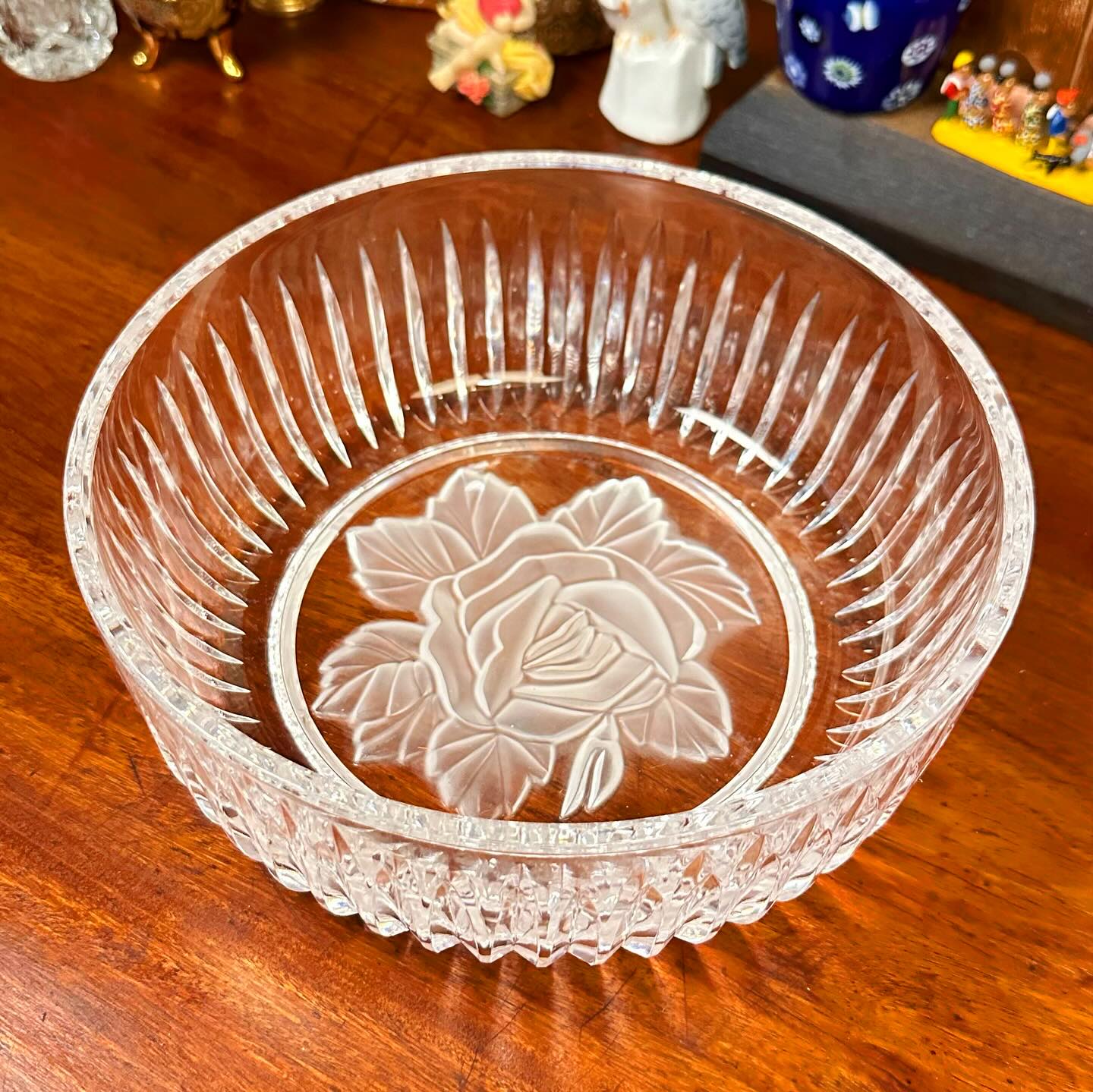Antiga tigela em Cristal Alemão Goebel. - Dônama Antiquário