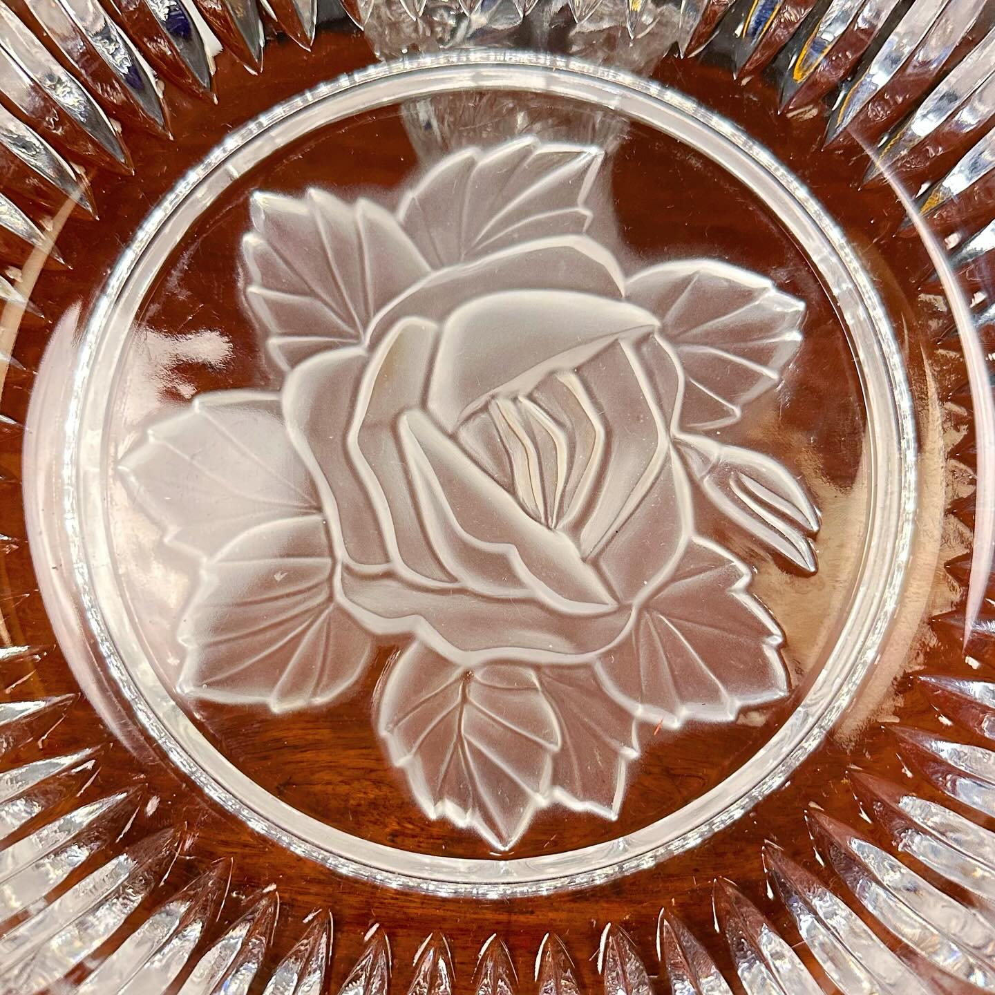 Antiga tigela em Cristal Alemão Goebel. - Dônama Antiquário