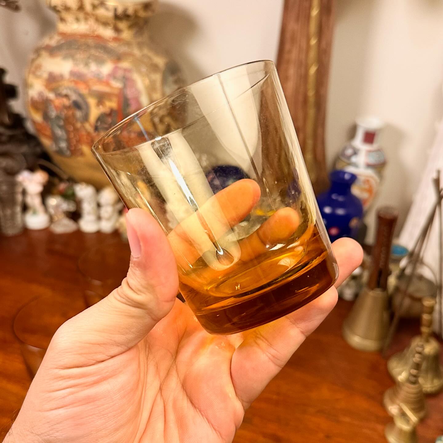 Conjunto de copos de whisky. - Dônama Antiquário