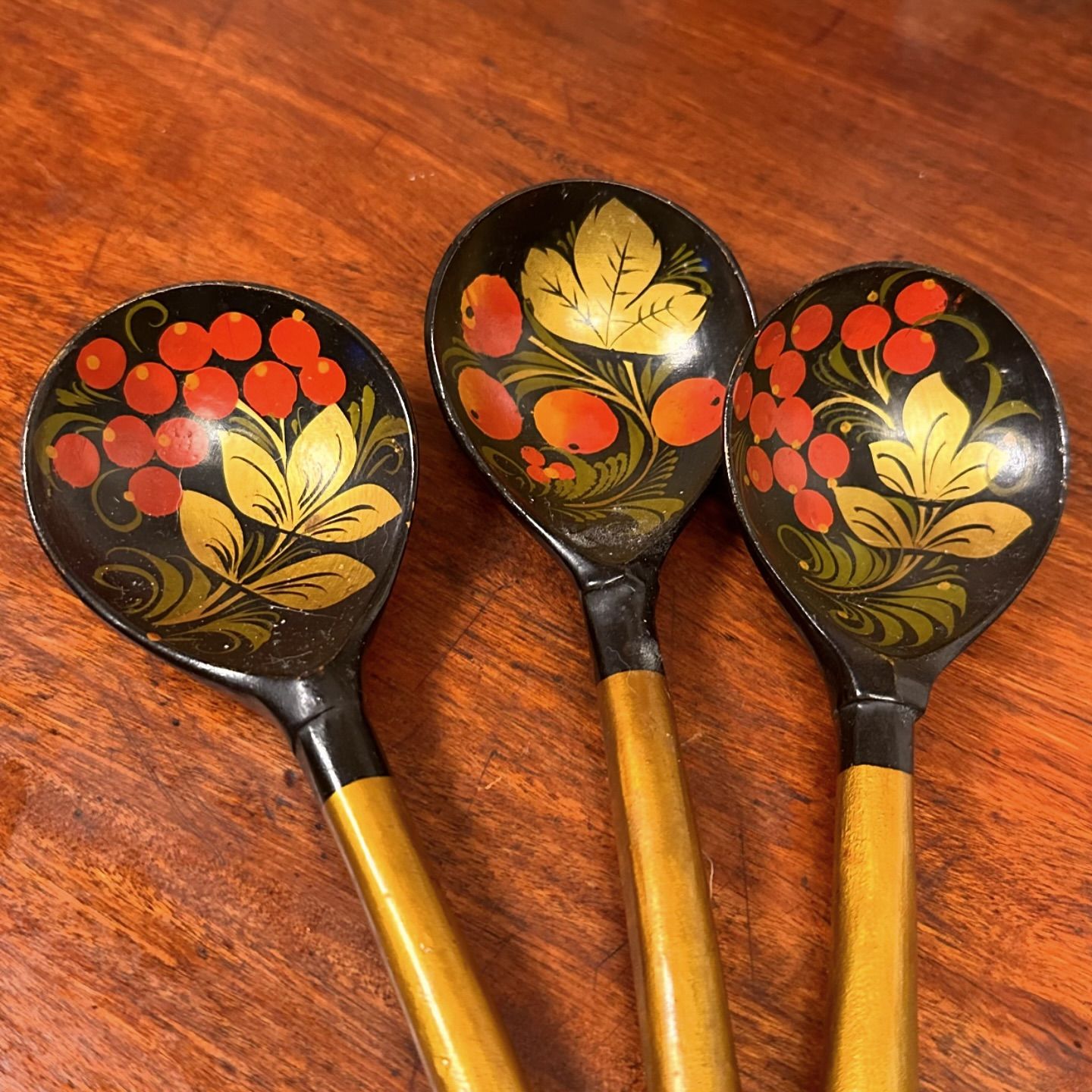 Conjunto de antigas colheres russas. - Dônama Antiquário