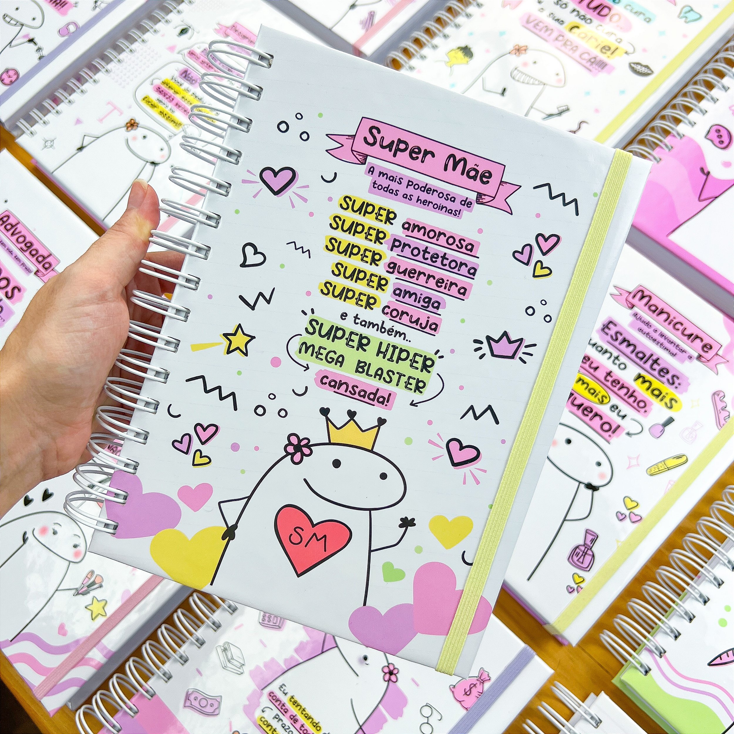 Agenda Permanente : Mãe Flork - maisdimari - Papelaria Personalizada