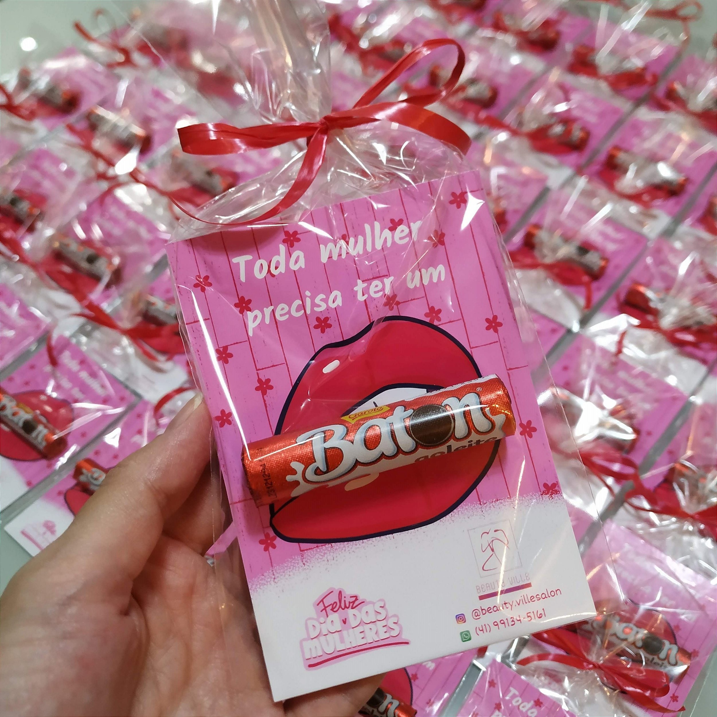 Cartão Com Chocolate Baton Juliana F Gusso Papelaria Personalizada