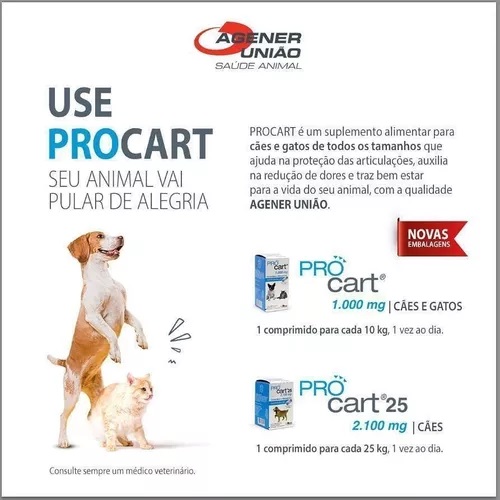 Procart Flex suplemento alimentar para Cães - WebCão - Pet Shop e ...