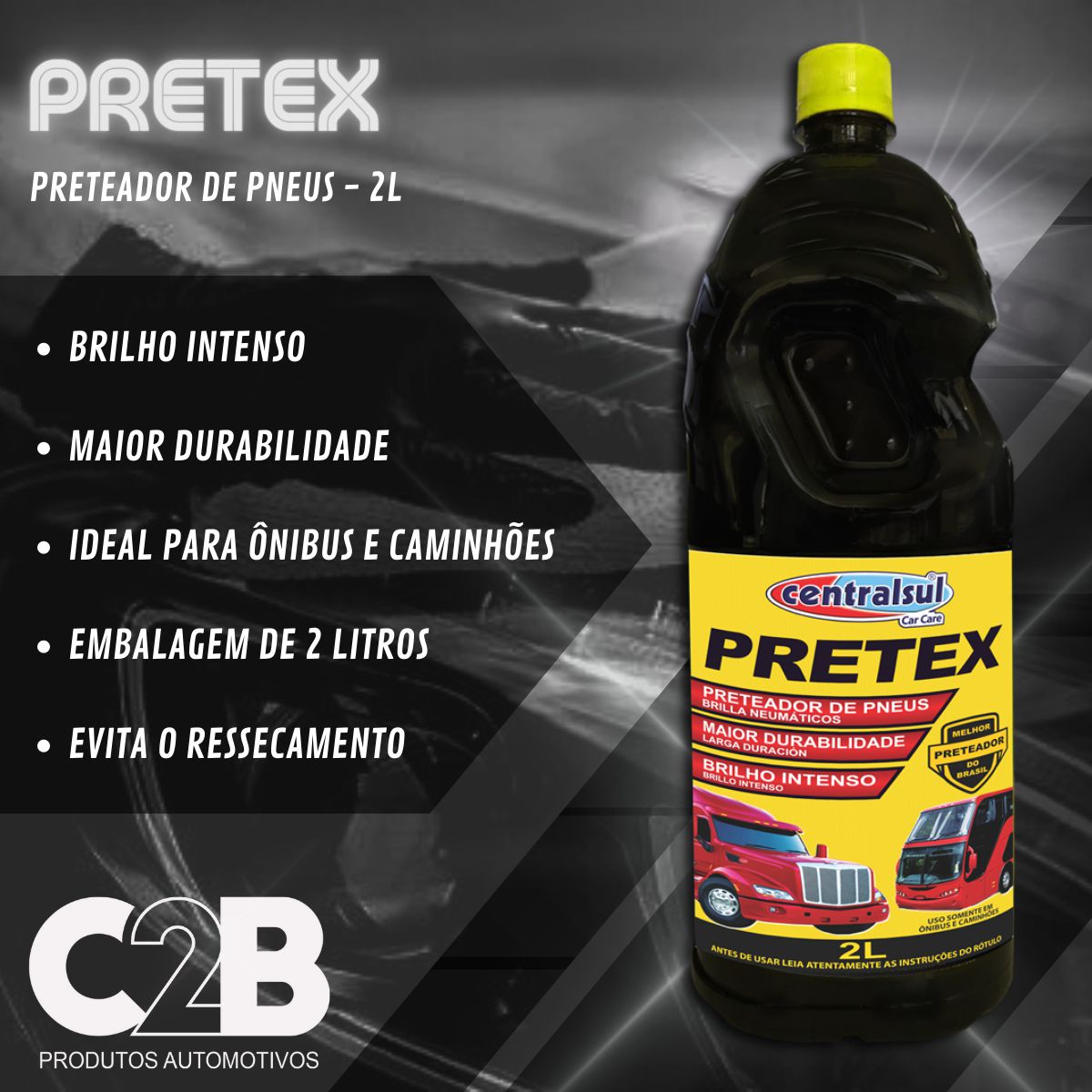 Preteador de Pneus Linha Pesada Pretex Centralsul 2L - C2B