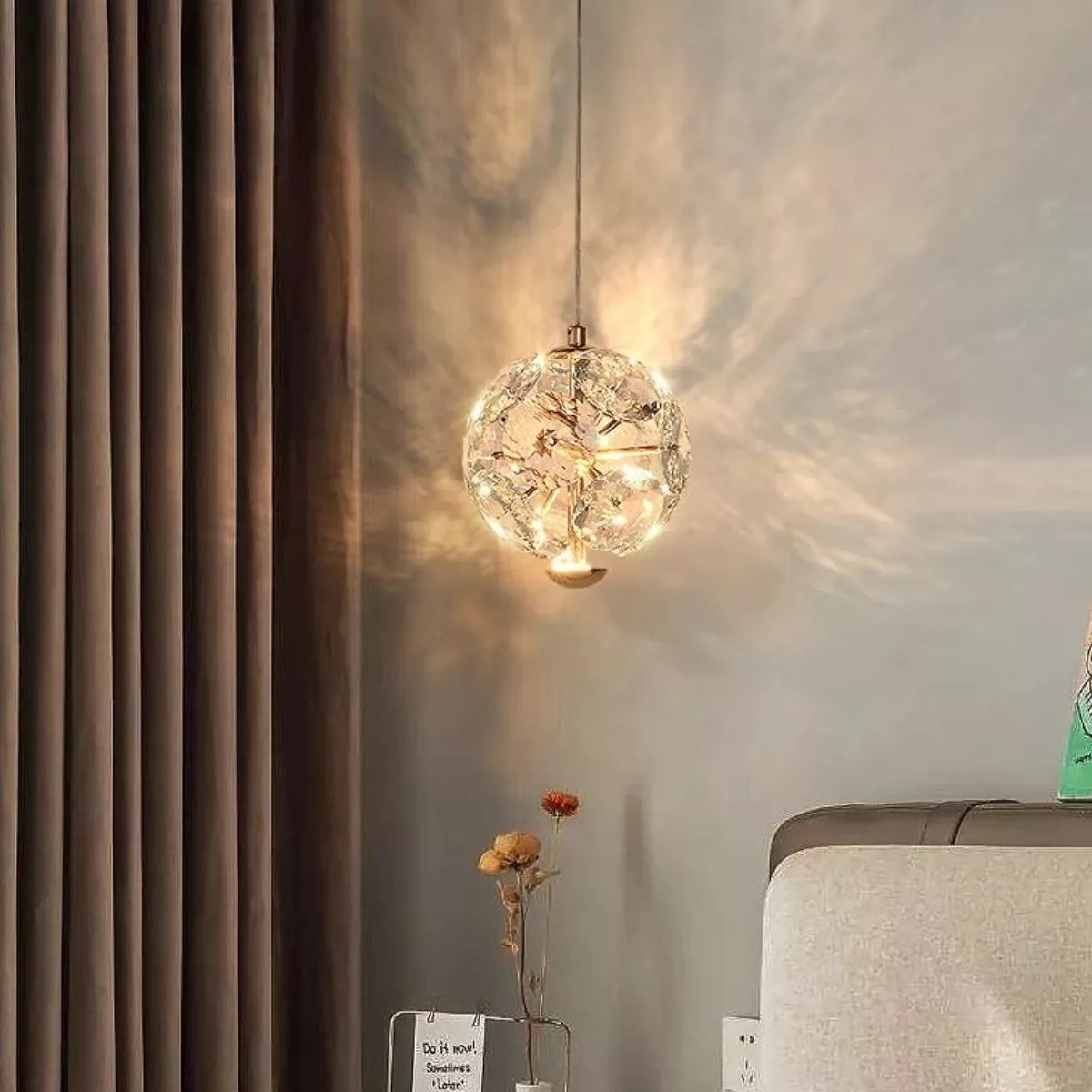 PENDENTE LED CRISTAIS - Casa Clara Led