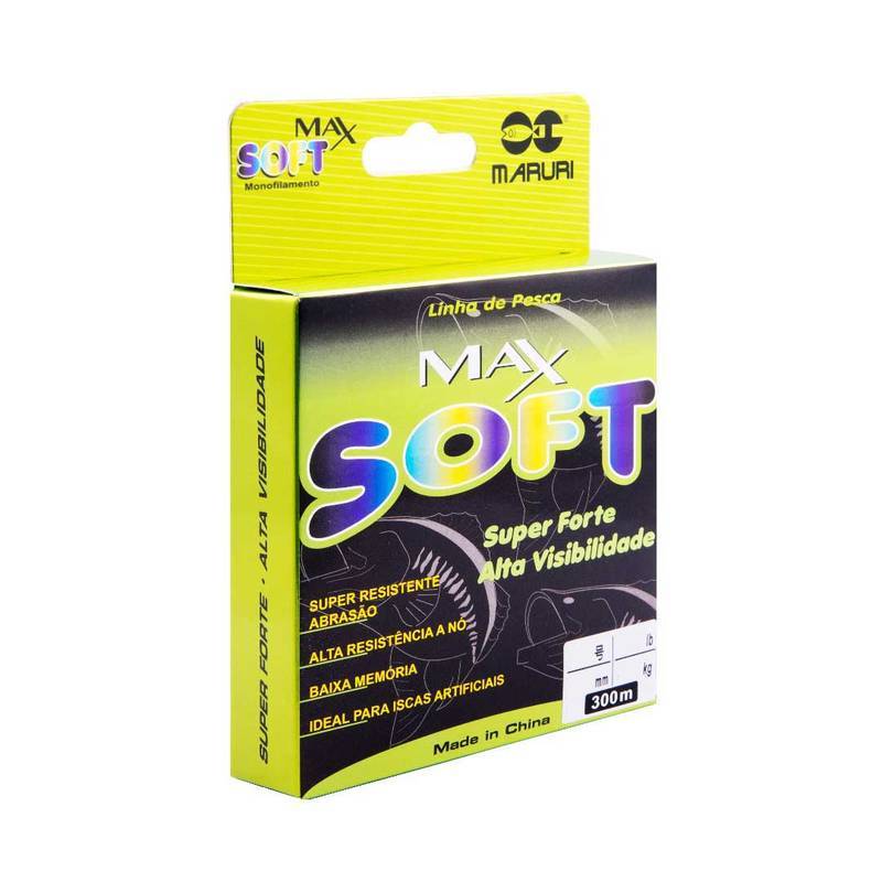 Linha Monofilamento MaxSoft Verde Limao 300 Metros - Maruri - www ...