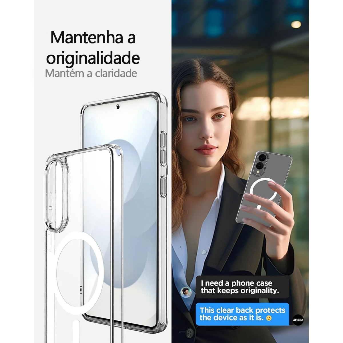 Capinha Transparente Magnético Para Galaxy S25 Plus - GCM Cases ...