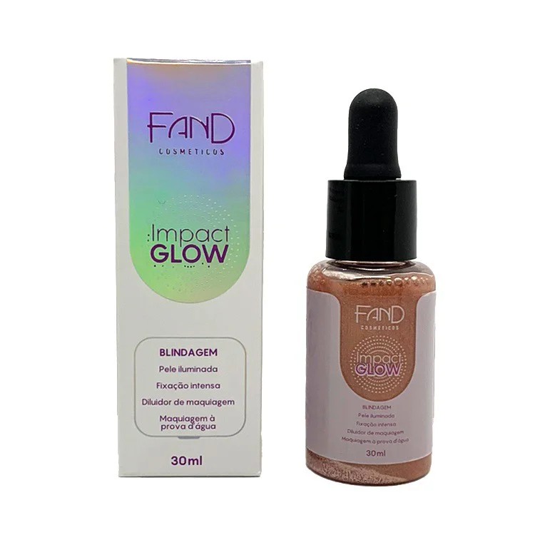 Blindagem Impact Glow Rose Fand Favorita Loja De Maquiagem