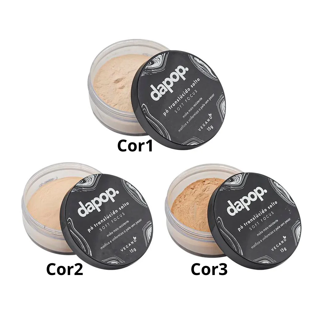 Pó Solto Facial Soft Focus 15g - DAPOP - Favorita - Loja de Maquiagem