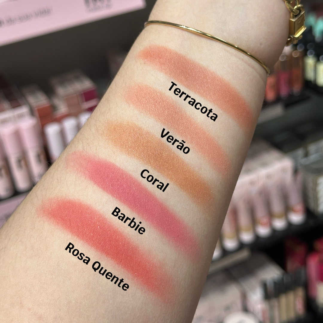 Blush Instant Compacto - NINA MAKEUP - Favorita - Loja de Maquiagem