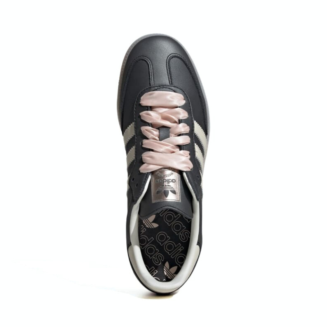 Adidas Samba Og Black Pink Ribbon Laces Novo Pineapple Co 100 Autentico Itens