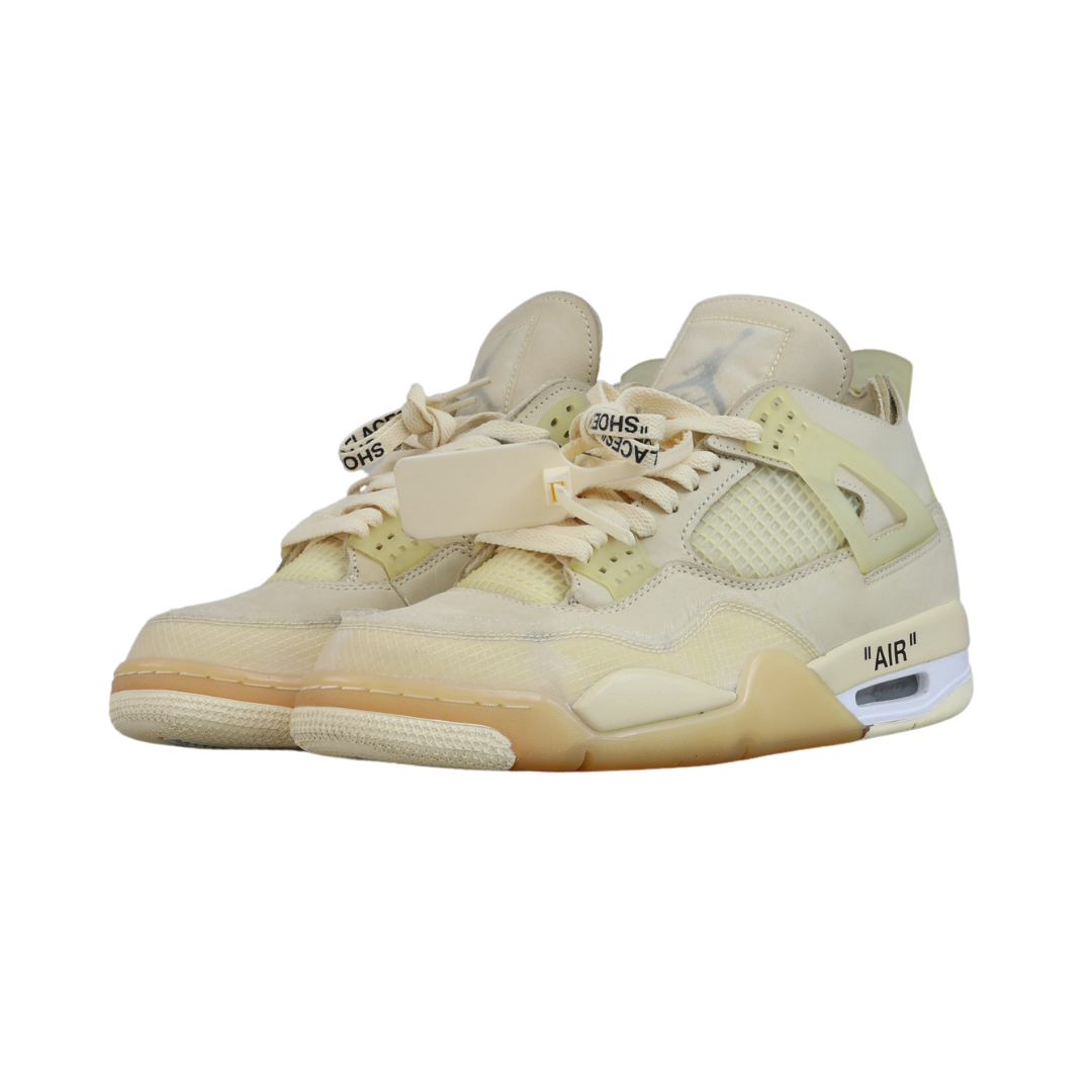 NIKE x OFF-WHITE - Air Jordan 4 Retro "Sail" -USADO- - Pineapple Co ...