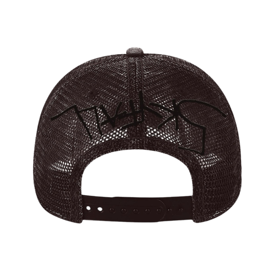 TRAVIS SCOTT x SP5DER - Boné Trucker Before Rodeo FW24 "Marrom" -NOVO ...