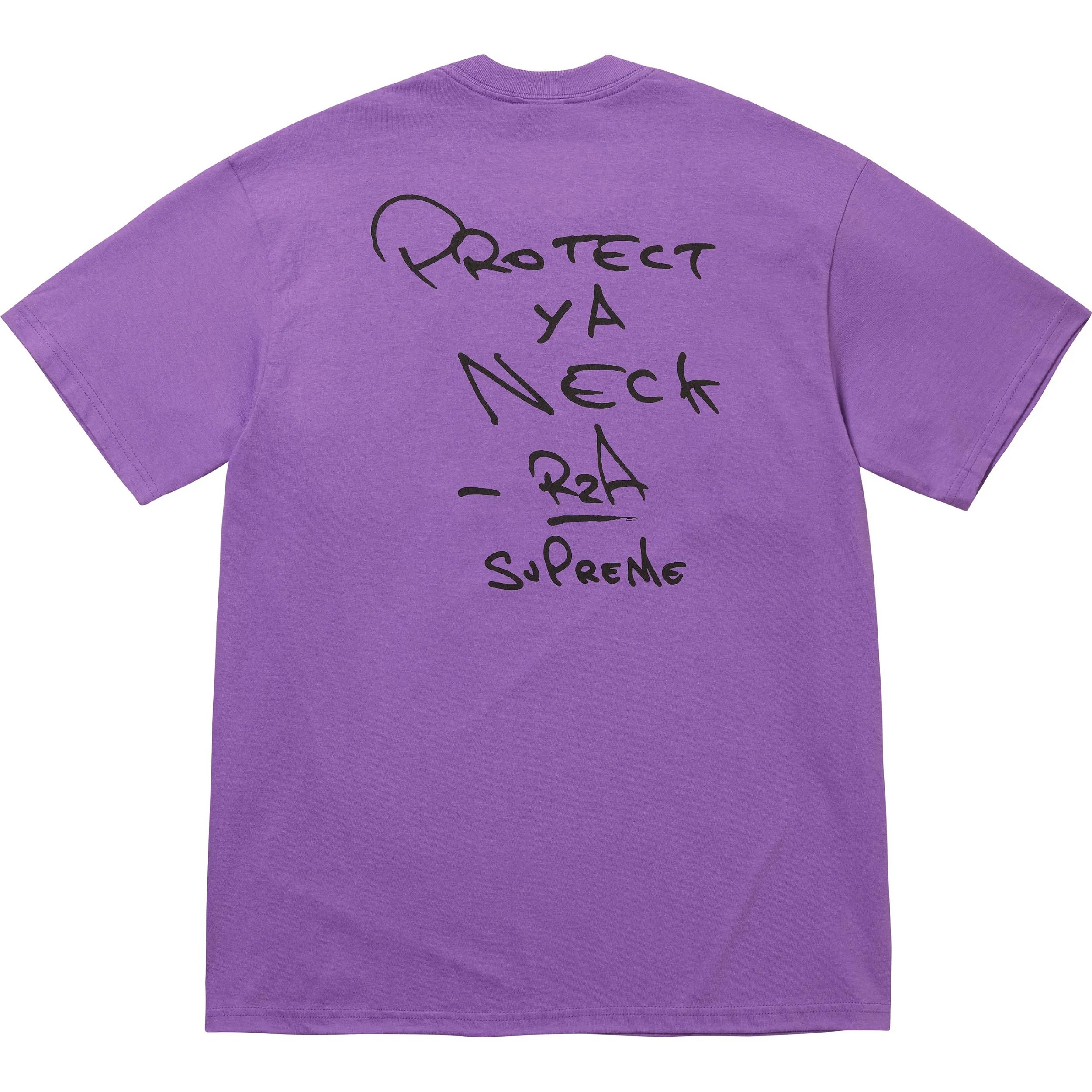 SUPREME x WU-TANG CLAN - Camiseta RZA "Roxo" -NOVO- - Pineapple Co ...