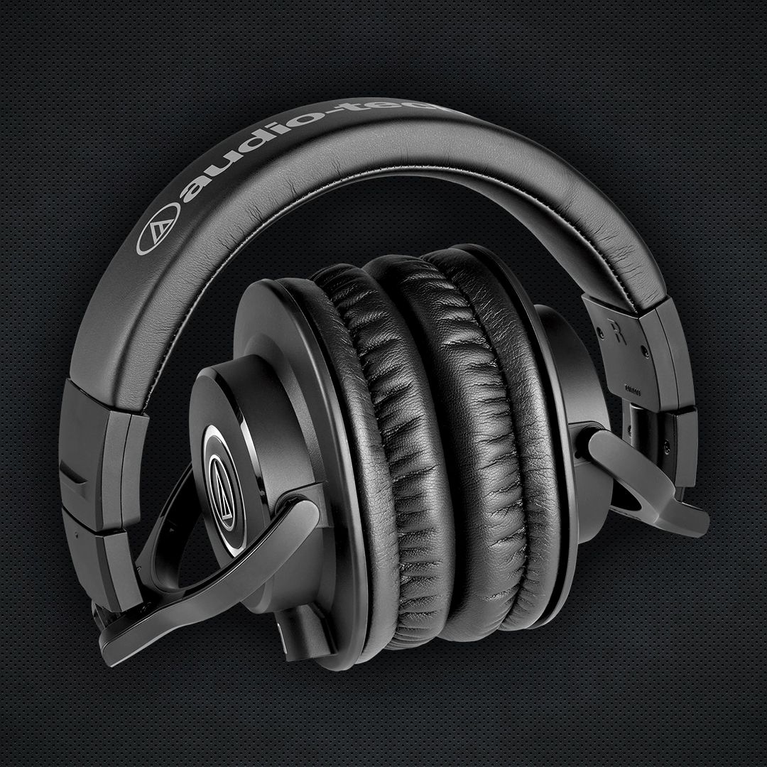 Fone De Ouvido Audio-technica M-series Ath-m40x Preto - Music Net ...