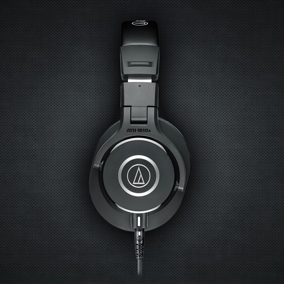 Fone De Ouvido Audio-technica M-series Ath-m40x Preto - Music Net ...