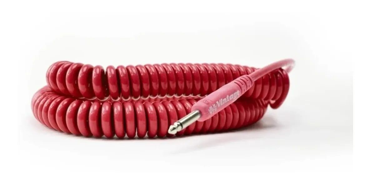 Cabo Inst Mac Cabos 9.15m Espiral Vermelho - Music Net Instrumentos ...