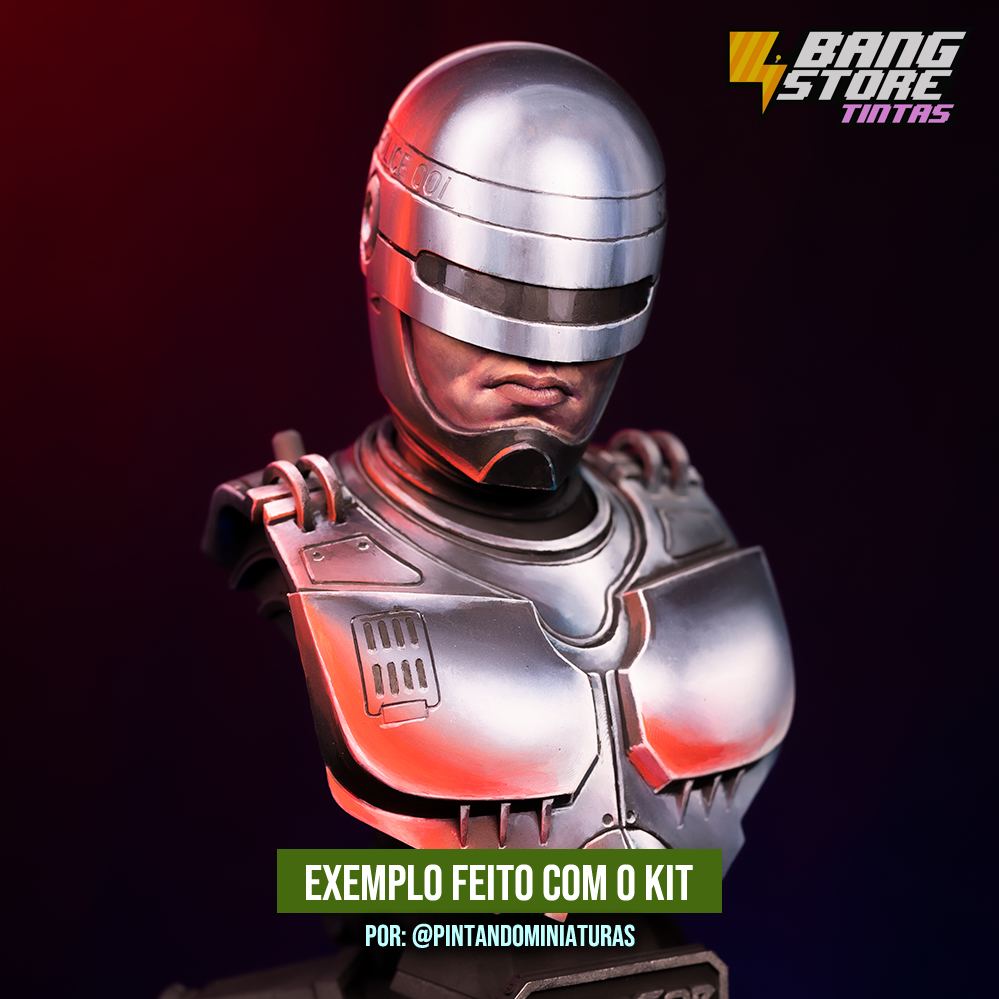 Conjunto Tintas Acrílicas NMM (Non Mettalic Metal) STEEL - AK Interact ...